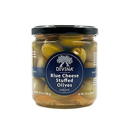 DiVina Blue Cheese Stuffed Olives | Emerald Coast Olive Oil