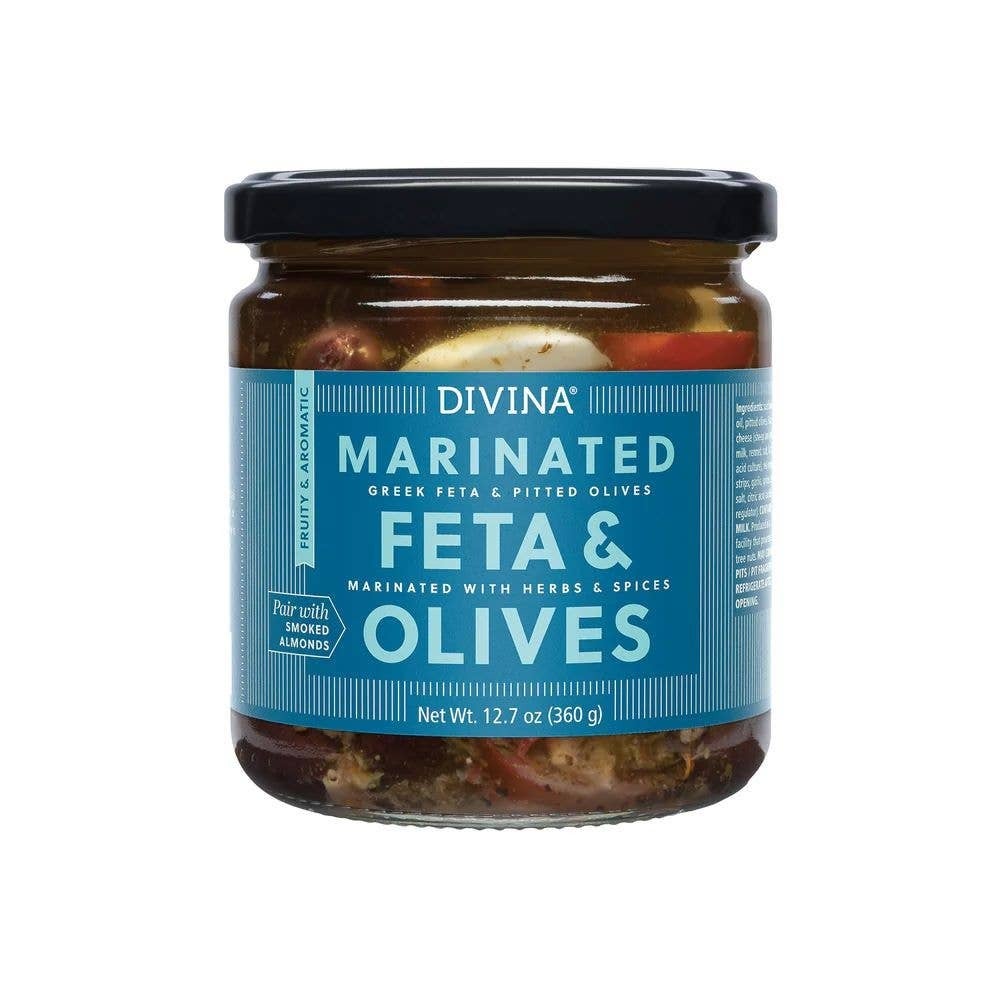 DiVina Marinated Feta & Olives | Emerald Coast Olive Oil